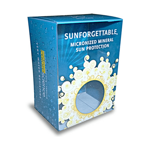 Custom Transparent Health & Beauty Product Packaging Design